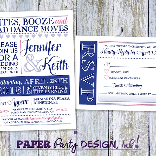 Wedding Dance Only Invitations - Etsy