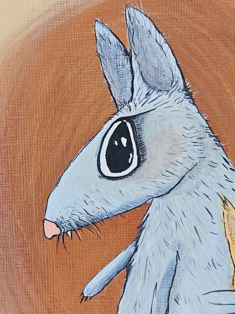 Dog and Cat Painting, the Cyclops Family - Original Illustration on ...