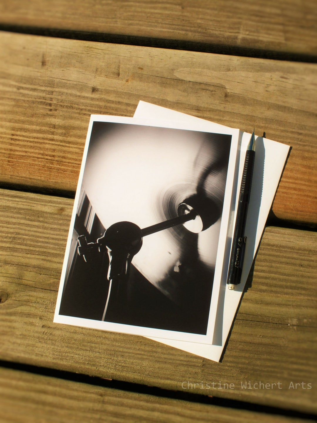 Cymbal Photo // Drum Card // Photo Card // Blank Card // Music Gear ...