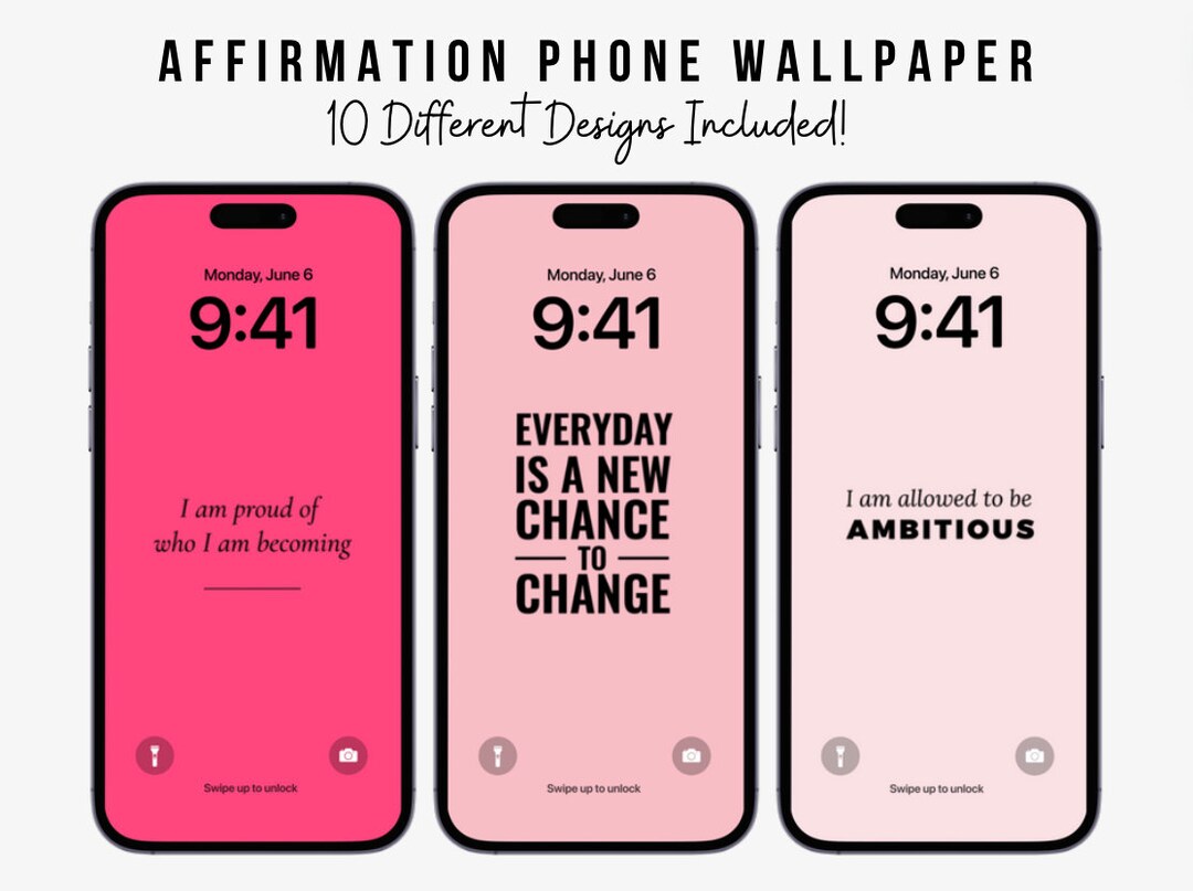 IPhone Wallpapers, Affirmation Motivational Quote, Phone Background ...