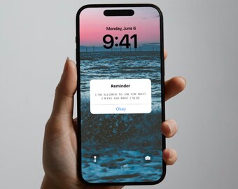 Affirmation Wallpaper, High Resolution, Ios 16 , Motivation Wallpaper ...