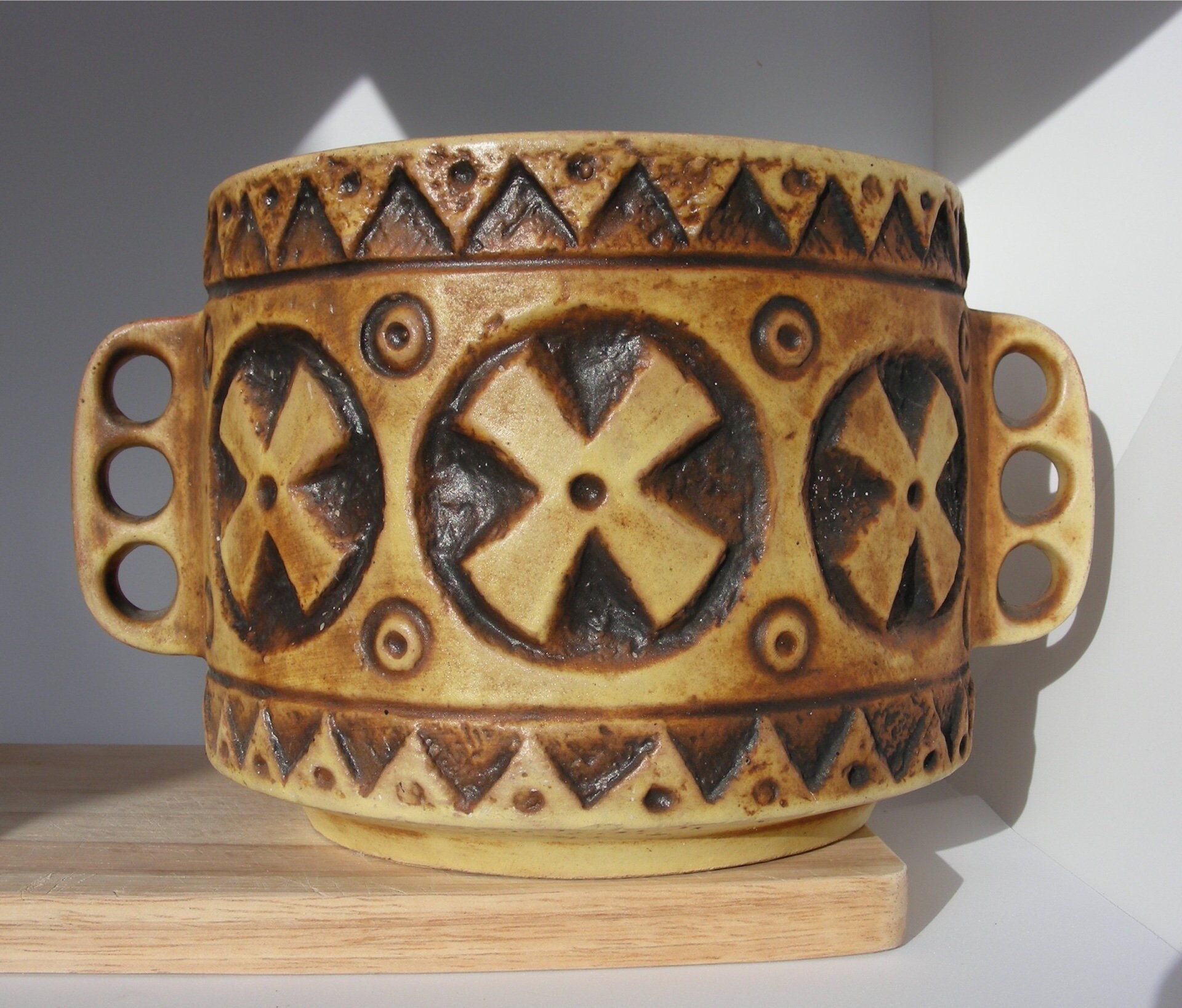 Cachepot, planter pot, mid century planter, Gebrüder Spang