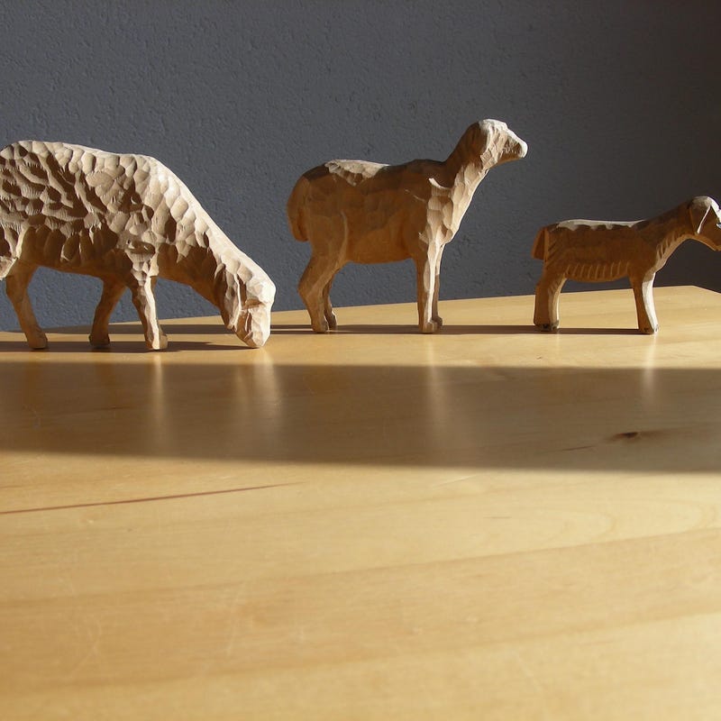 Wooden Sheep - Etsy