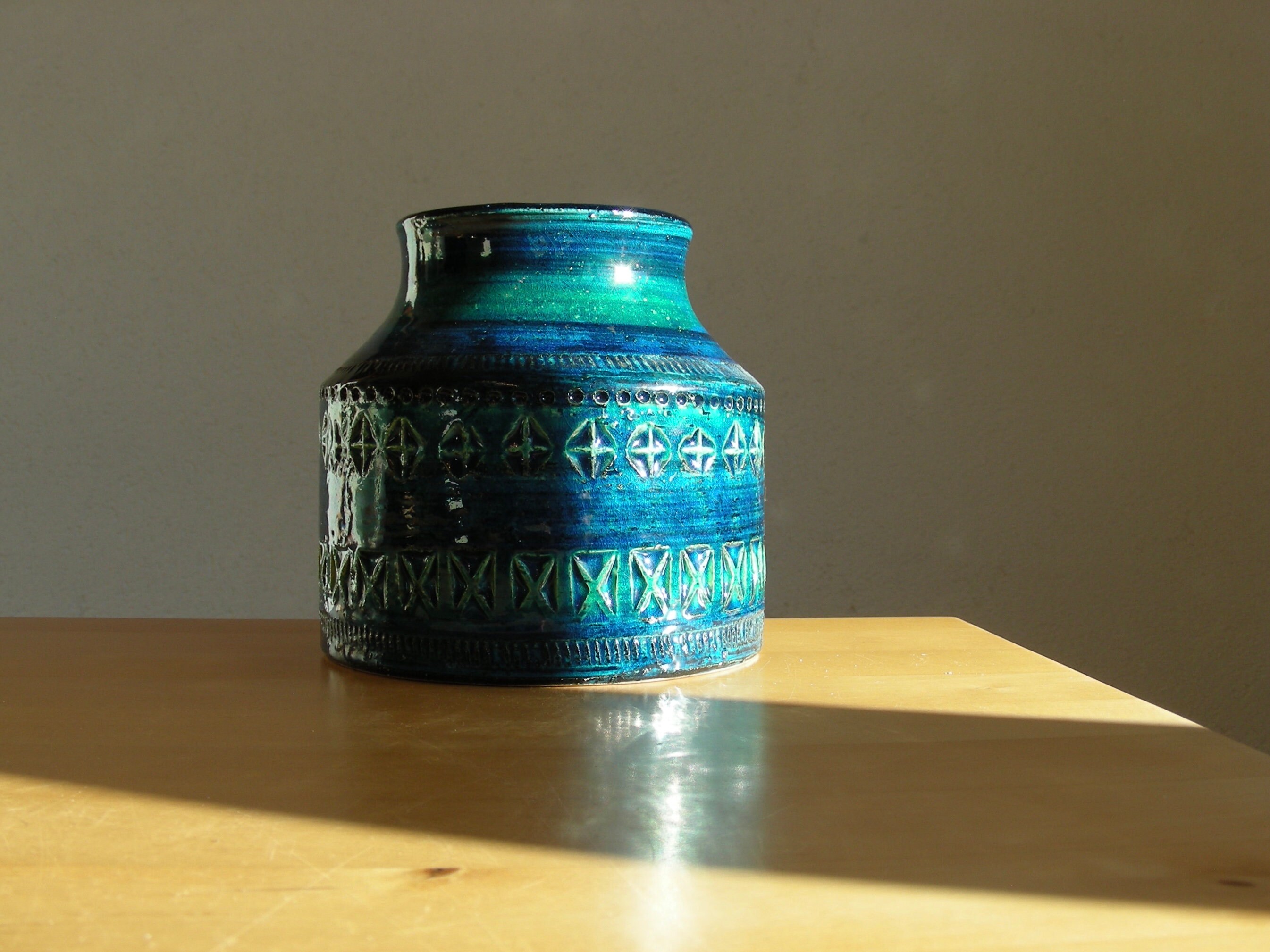 Bitossi vase Rimini Blue