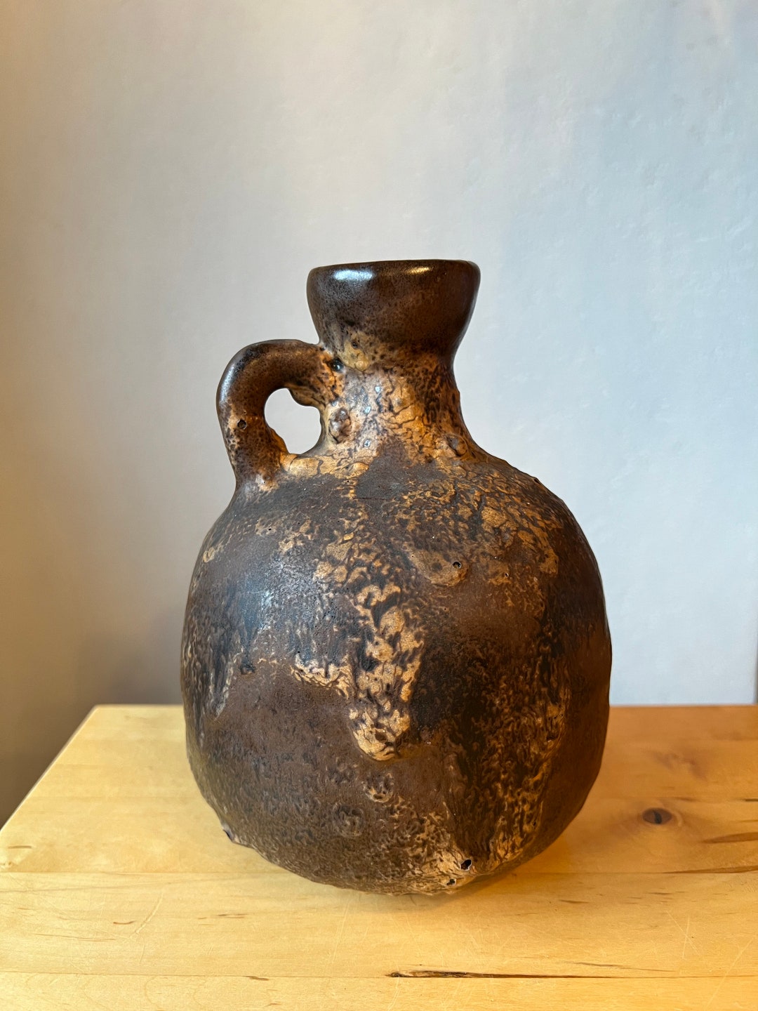 Ruscha 333 Fat Lava Drip Glaze Volcano Vase/Jug West German Pottery WGP ...
