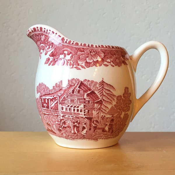 Red Transfer Ware - Etsy