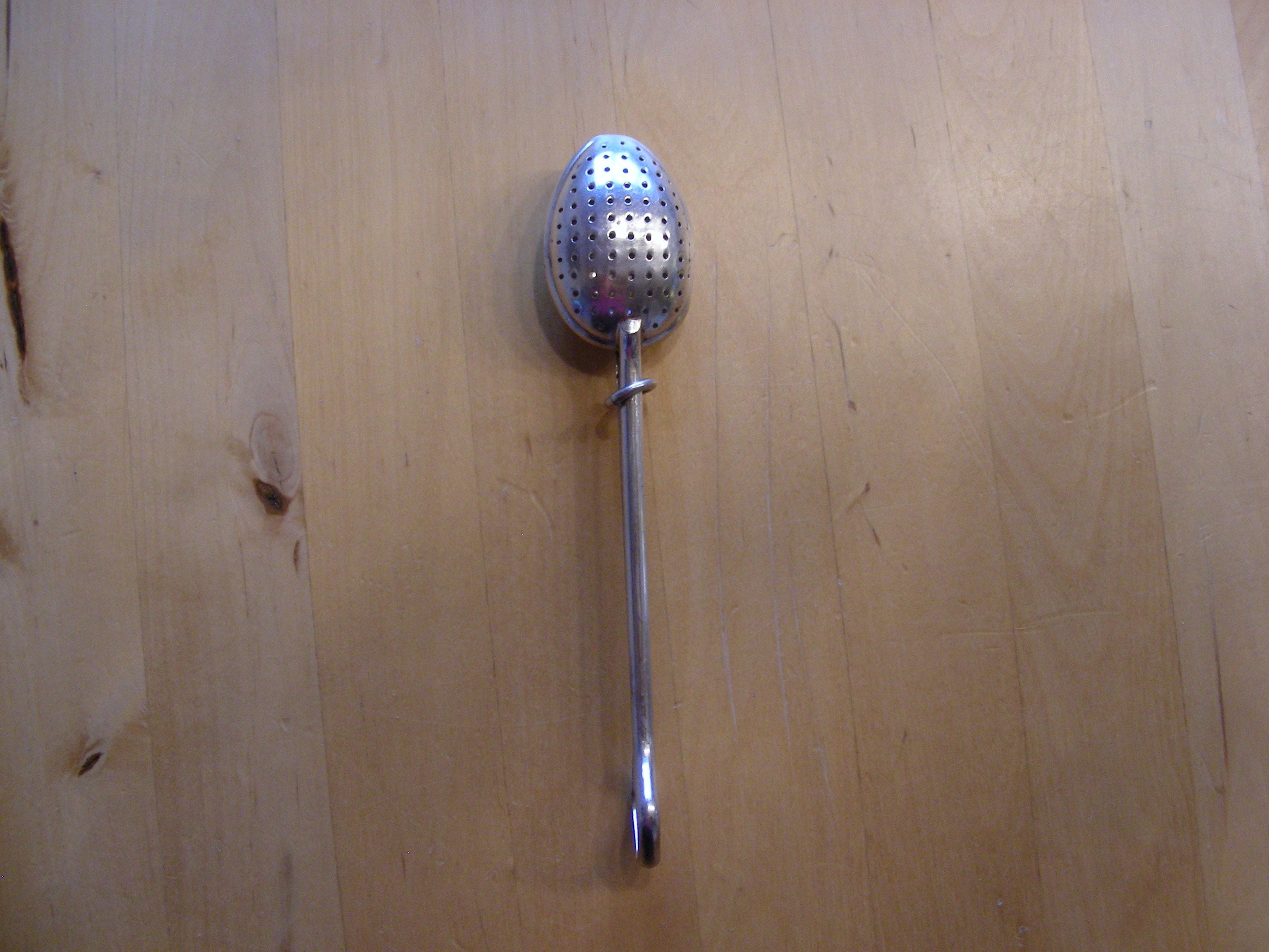 Silver plated tea sieve, tea strainer
