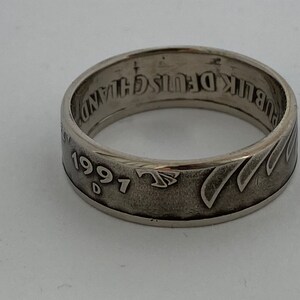 Coin Ring Germany - German 5 Marks - Handmade Rings From Coins - Great ...