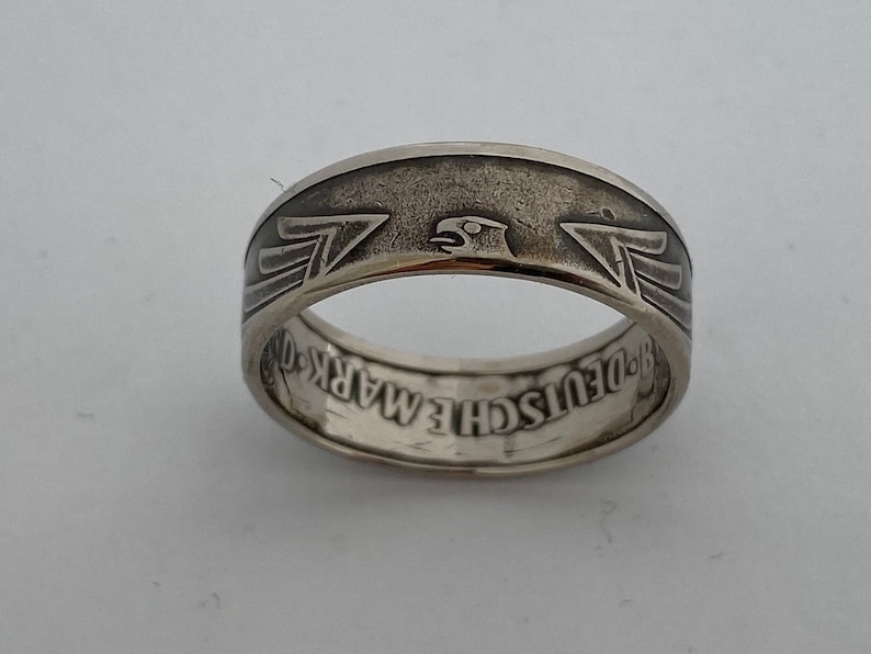 Coin Ring Germany German 5 Marks Handmade Rings From Coins | Etsy