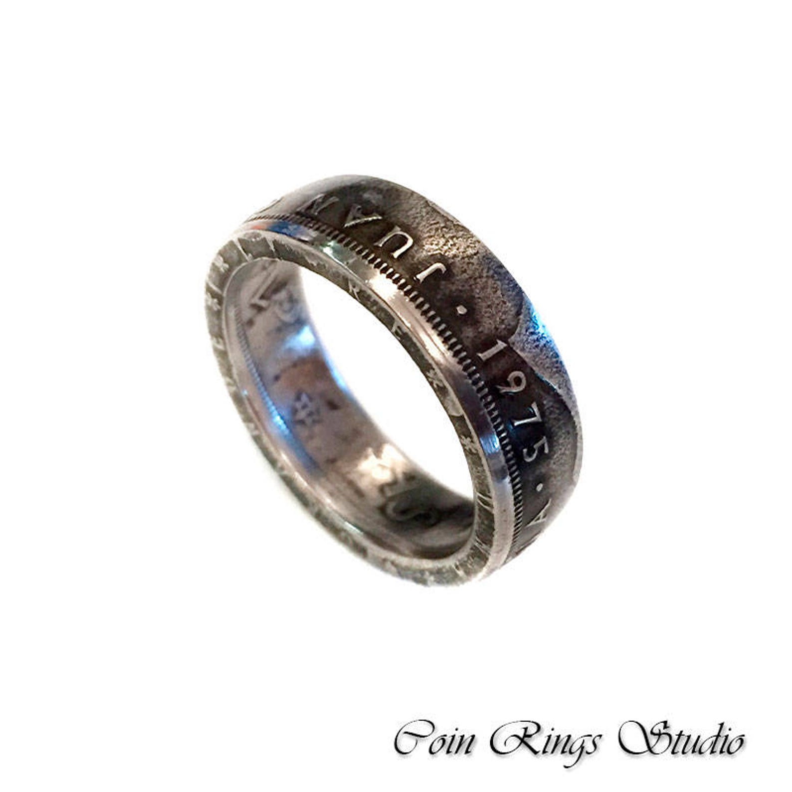 Spain Coin Ring - Spainish 25 Ptas (pesetas) - Rings From Coins ...