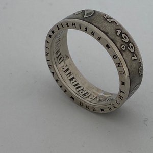 Coin Ring Germany - German 5 Marks - Handmade Rings From Coins - Great ...