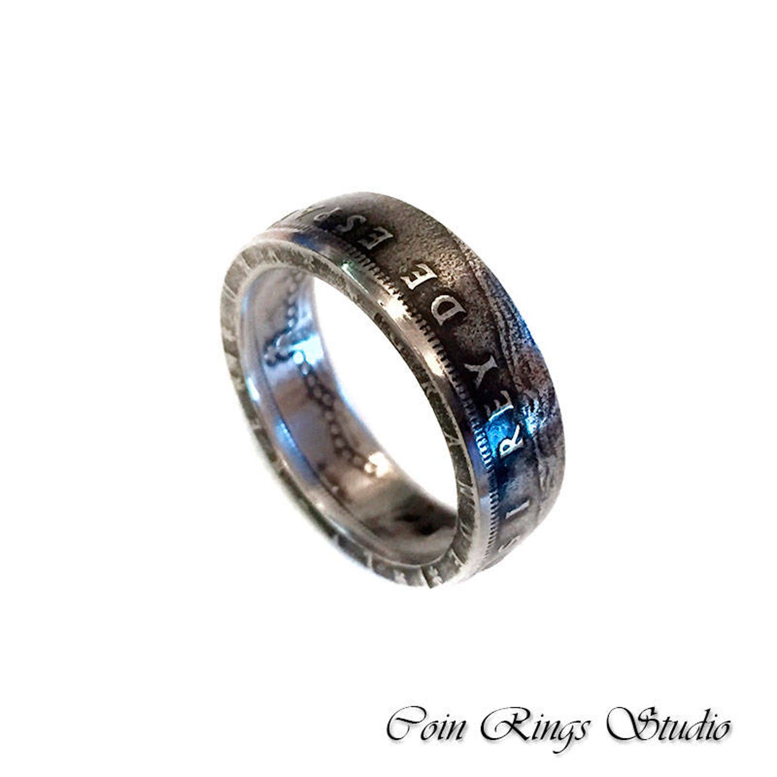 Spain Coin Ring - Spainish 25 Ptas (pesetas) - Rings From Coins ...