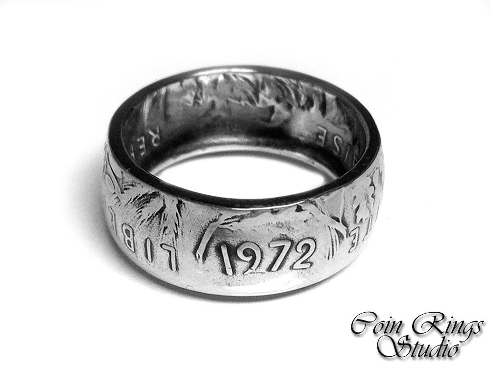 Coin Ring France - French Souvenir From France - 5 Francs - Rings From ...