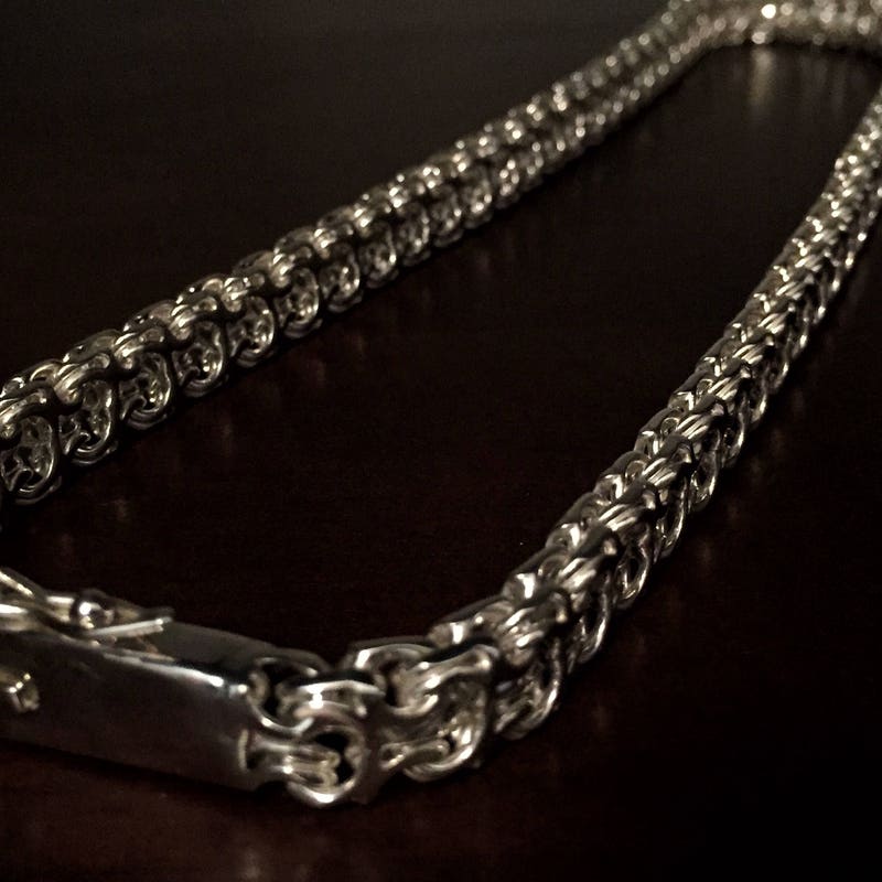Heavy Silver Chain - Etsy