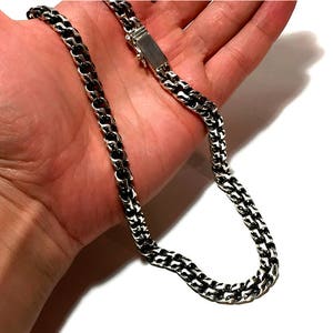 Heavy Silver Chain. Solid Sterling Silver 925. Men's Big | Etsy