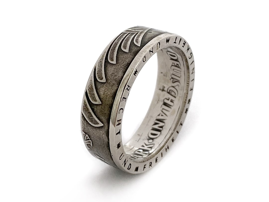 Coin Ring Germany - German 5 Marks - Handmade Rings From Coins - Great ...