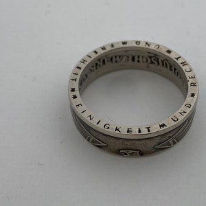 Coin Ring Germany - German 5 Marks - Handmade Rings From Coins - Great ...