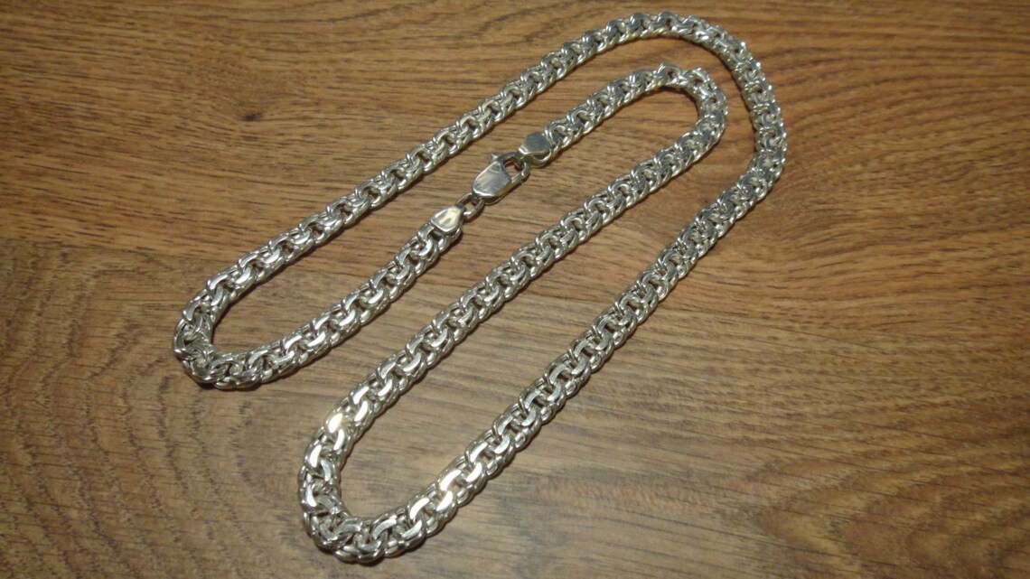 Silver Chain 925 Sterling Silver. Massive Heavy Chain. Great - Etsy