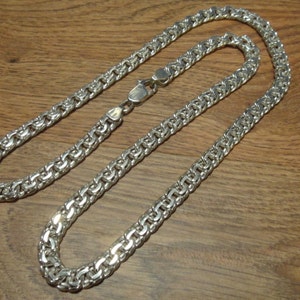 Silver Chain - 925 Sterling Silver. Massive Heavy Chain. Great for Mens ...