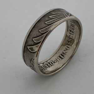 Coin Ring Germany - German 5 Marks - Handmade Rings From Coins - Great ...