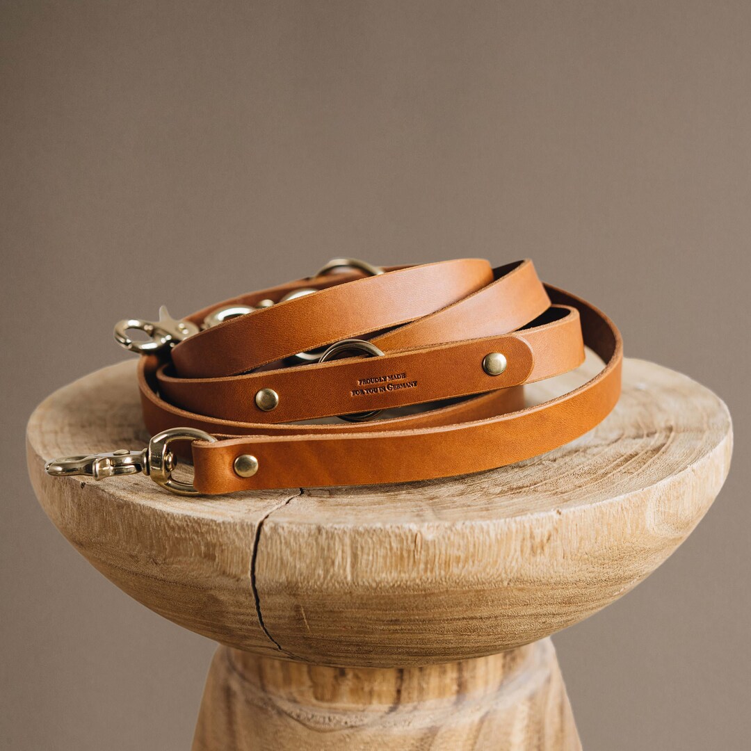 Rich Brown Hands-free Leash: Embrace Timeless Style & - Etsy