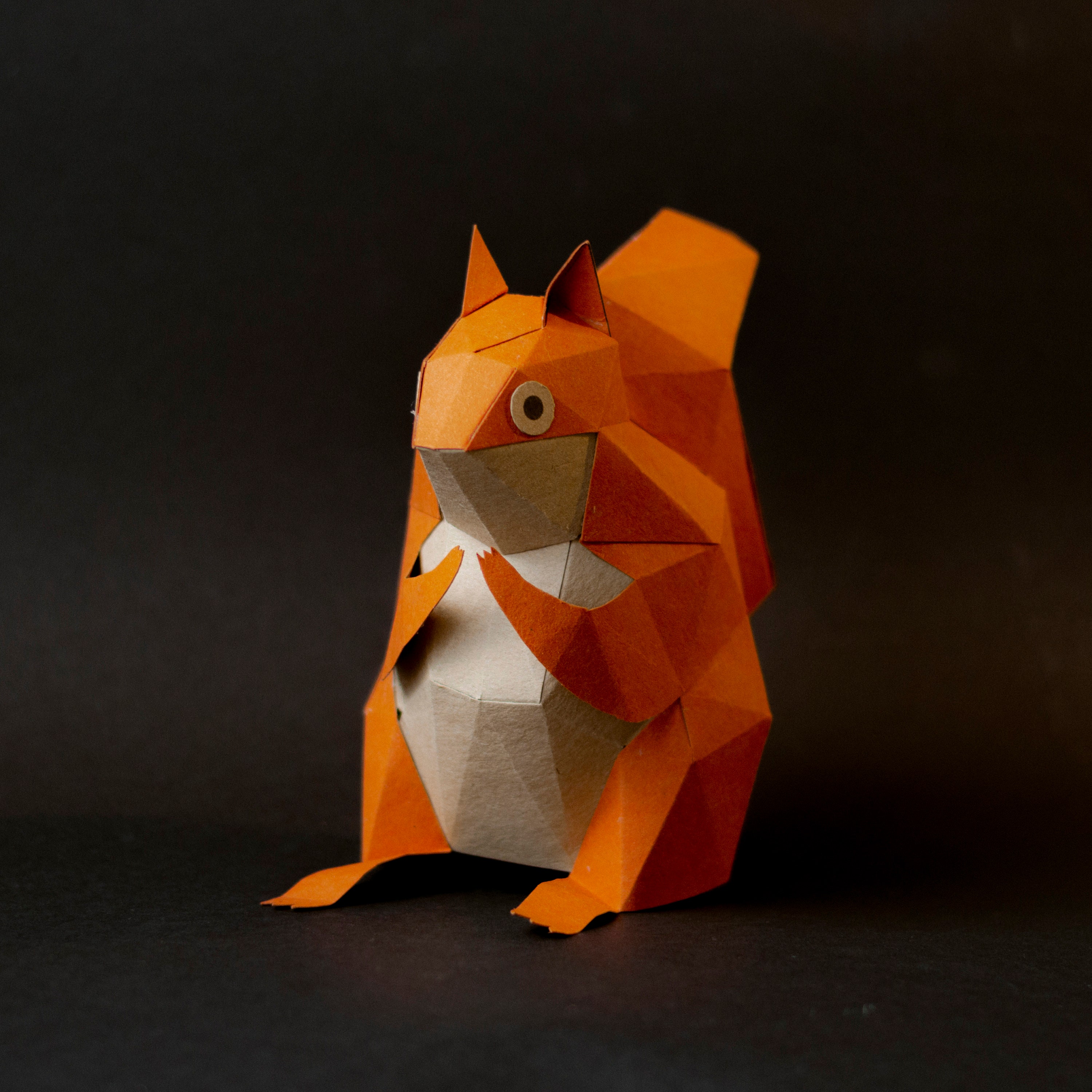 Paper Squirrel - DIY Paper Craft Puppet Template, Instant PDF Download ...