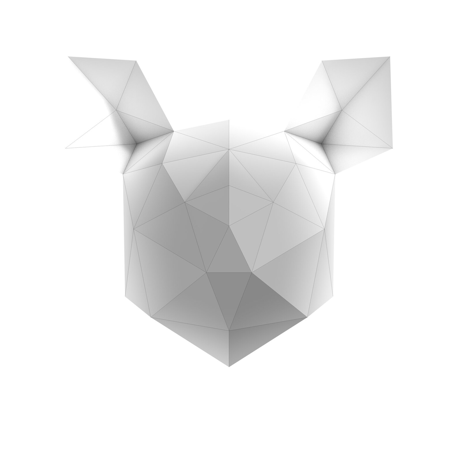 Rat Mask - Easy DIY Mouse Paper Craft Template, Instant PDF Download ...