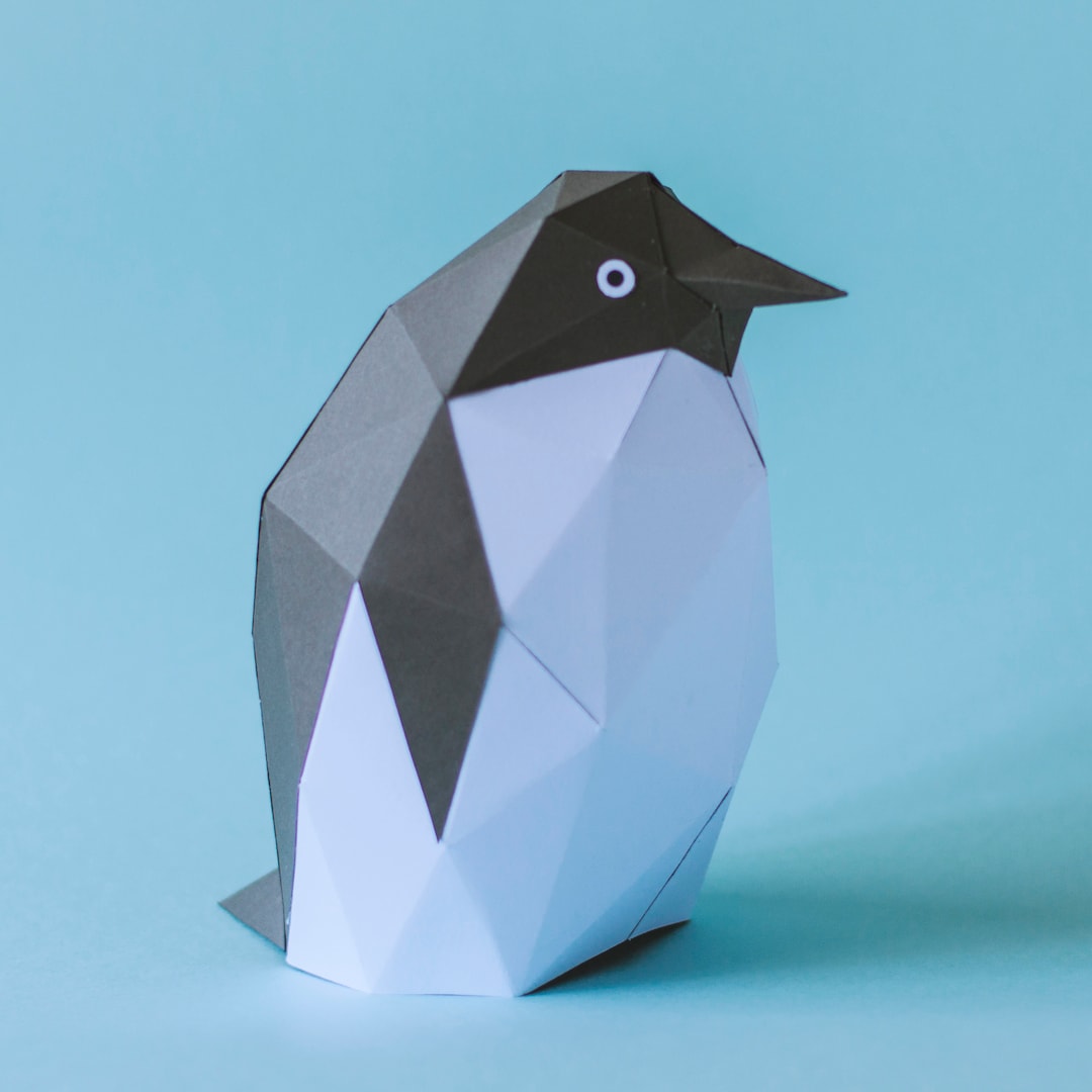 Paper Penguin - DIY Paper Craft Hand Puppet Template, Instant PDF ...