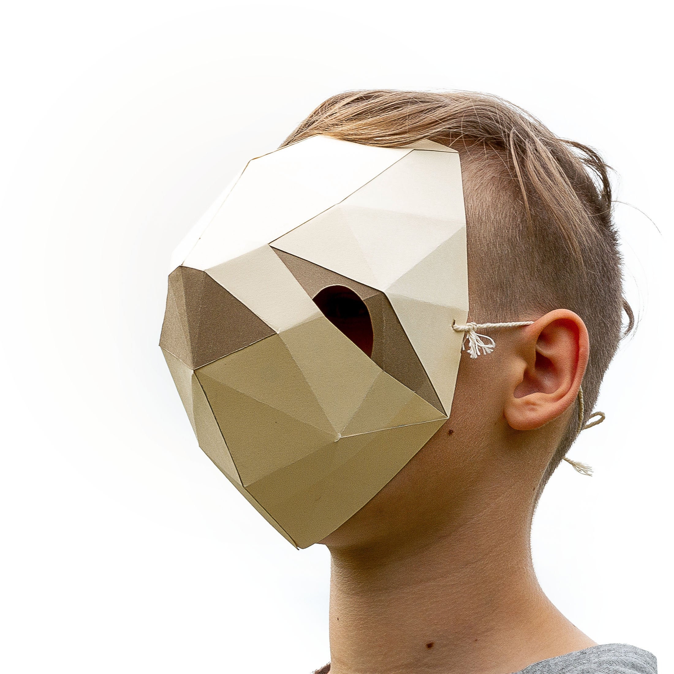 Full Face Paper Mask Template