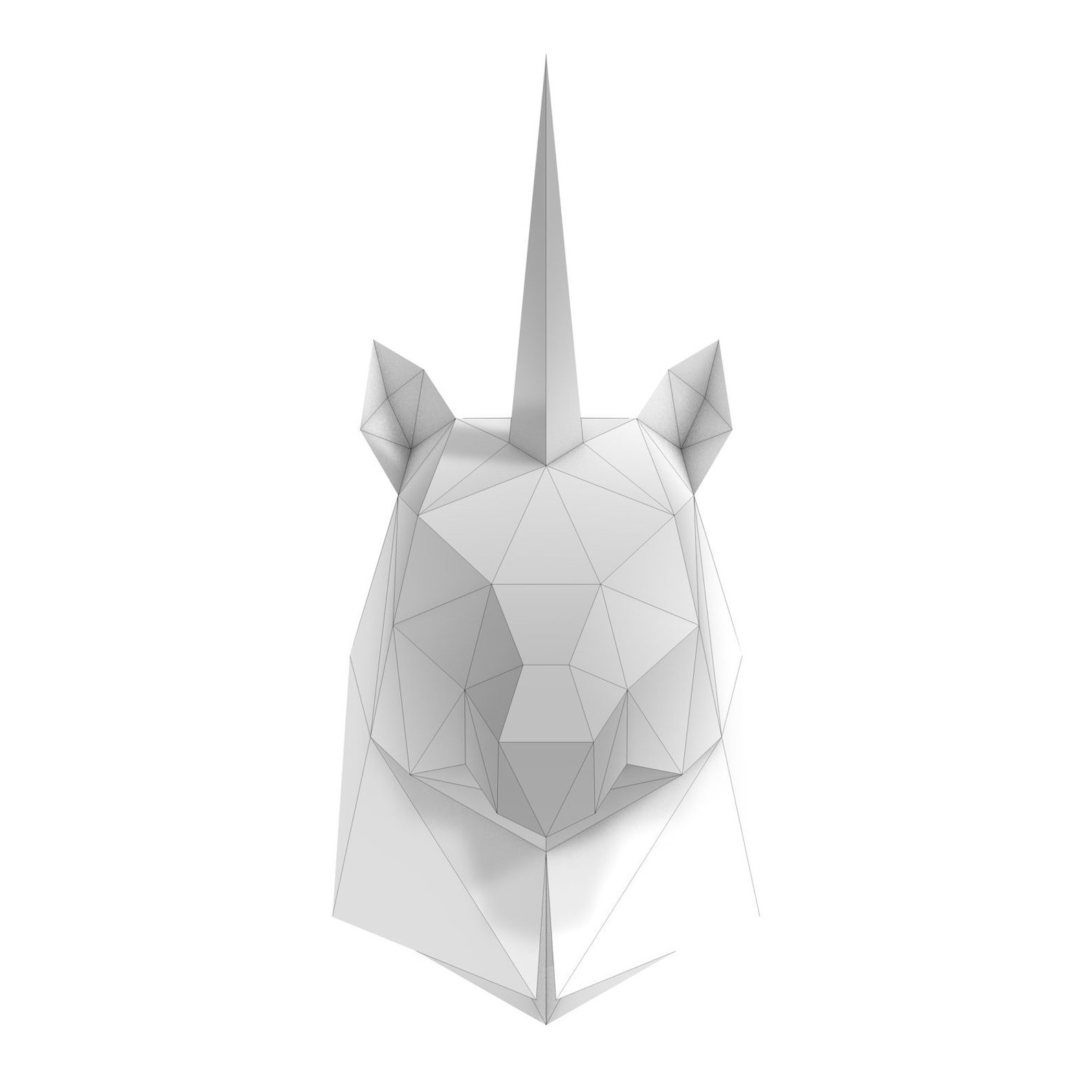 Unicorn Mask - Easy DIY Paper Craft Template, Instant PDF Download ...