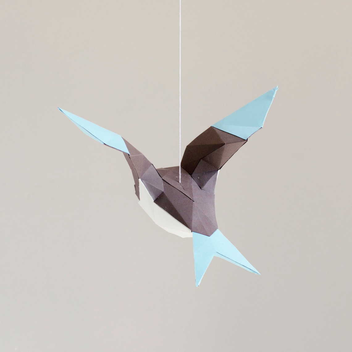 Paper Bird - DIY Bird Paper Craft Template, Instant PDF Download ...