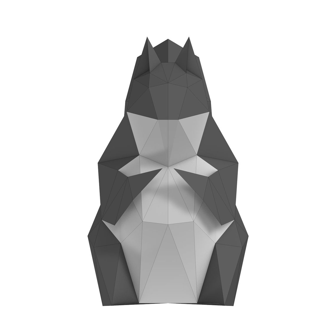 Paper Squirrel - DIY Paper Craft Puppet Template, Instant PDF Download ...