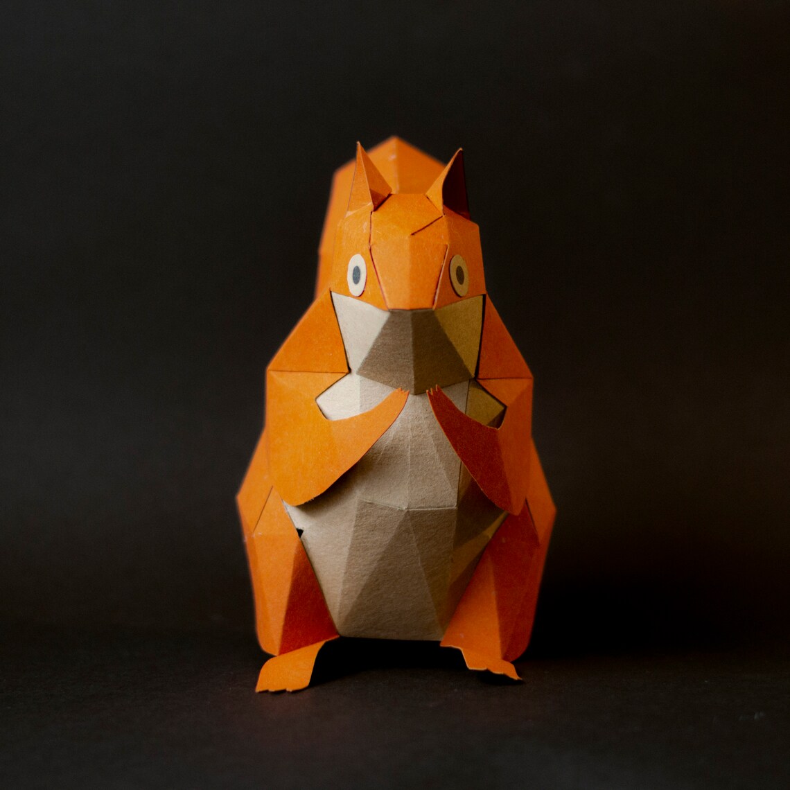 Paper Squirrel - DIY Paper Craft Puppet Template, Instant PDF Download ...