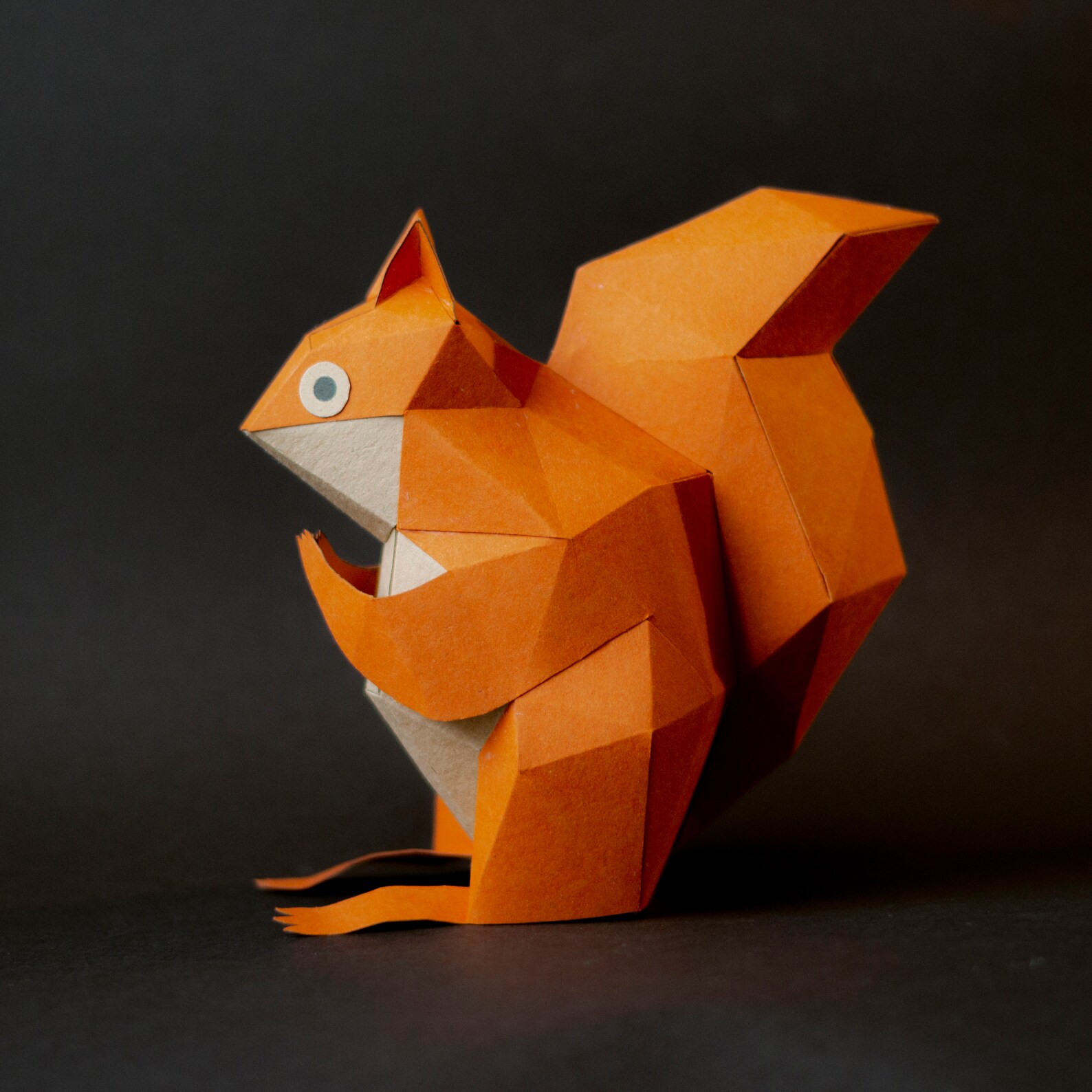 Paper Squirrel - DIY Paper Craft Puppet Template, Instant PDF Download ...