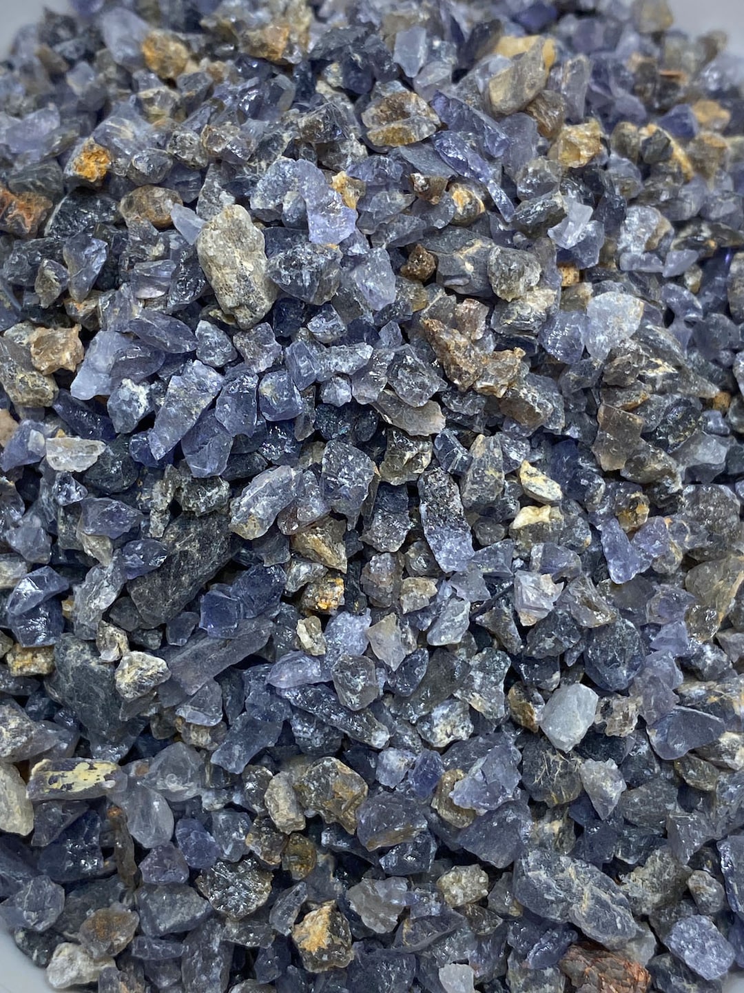 Dark Iolite Medium Chips No Powder 100% Crystal Lifelove - Etsy