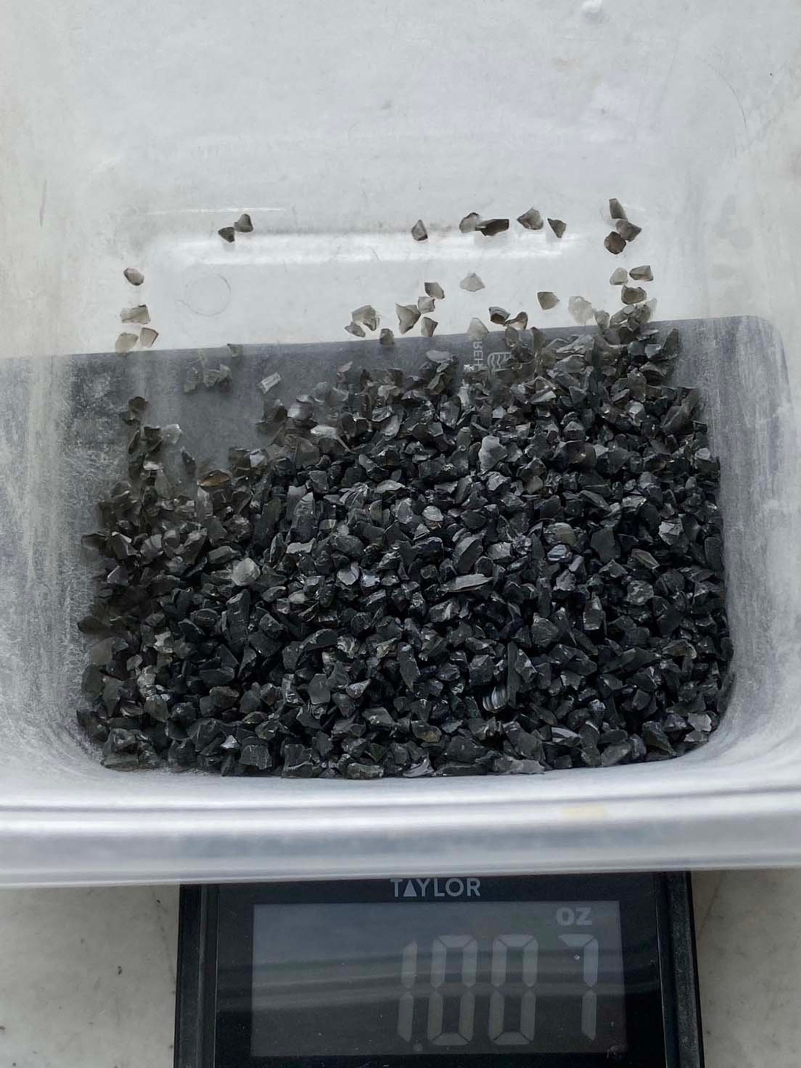 Obsidian - Pounds - Just Above 2mm - No Powder 100% Crystal Root Chakra ...
