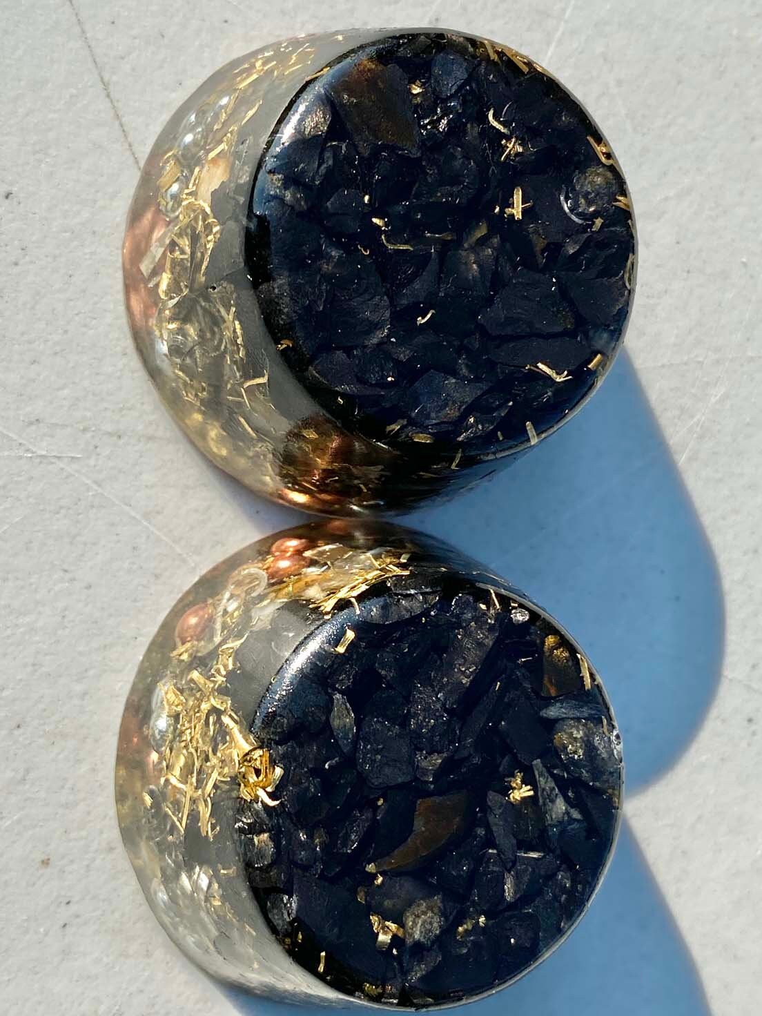 Shungite Noble Elite Single Crystal Small Tower Buster Positive Orgone ...