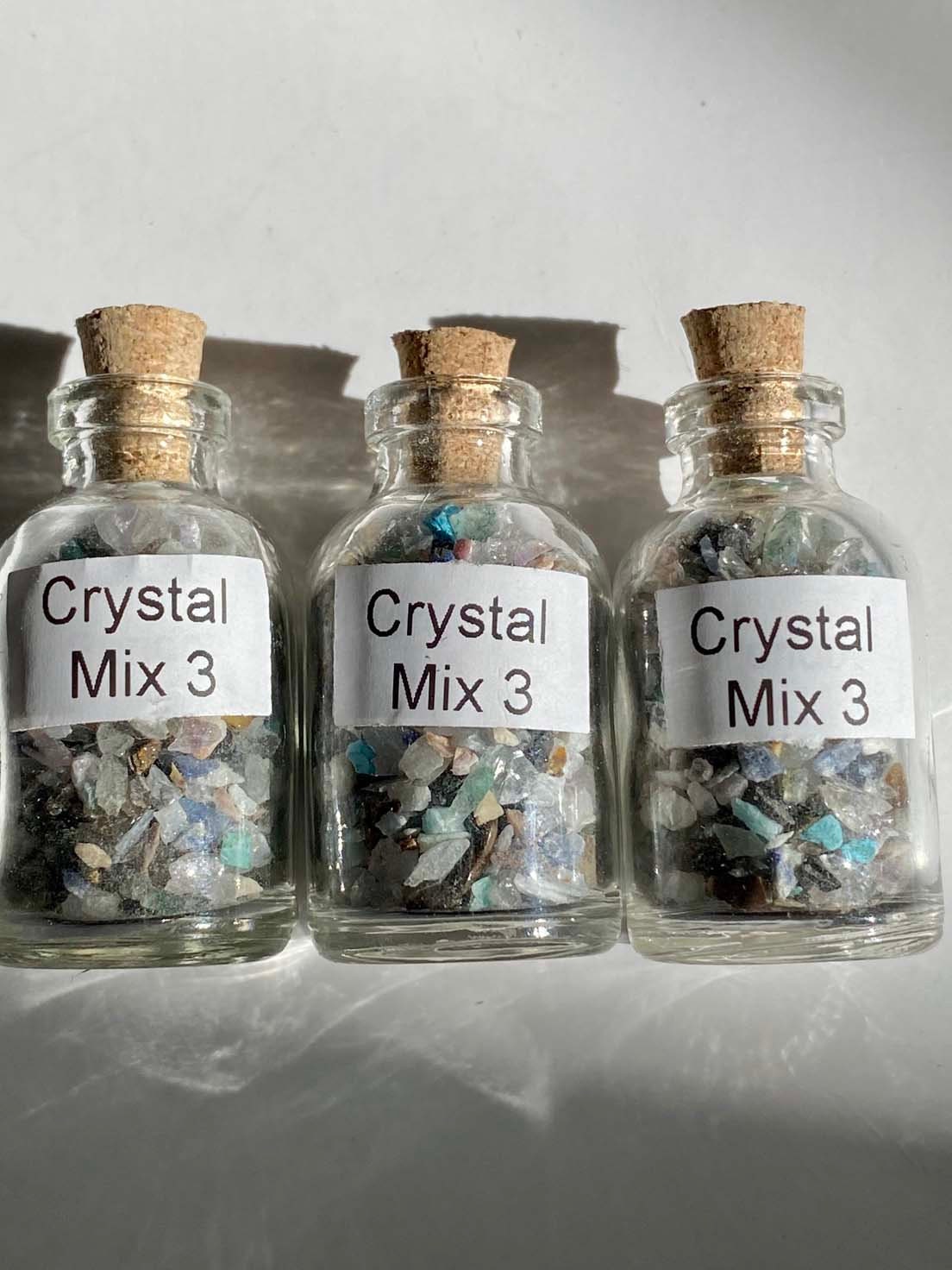 Crystal Mix #3 Crystal Mini Gemstone Bottles 24 Different Crystals - Etsy