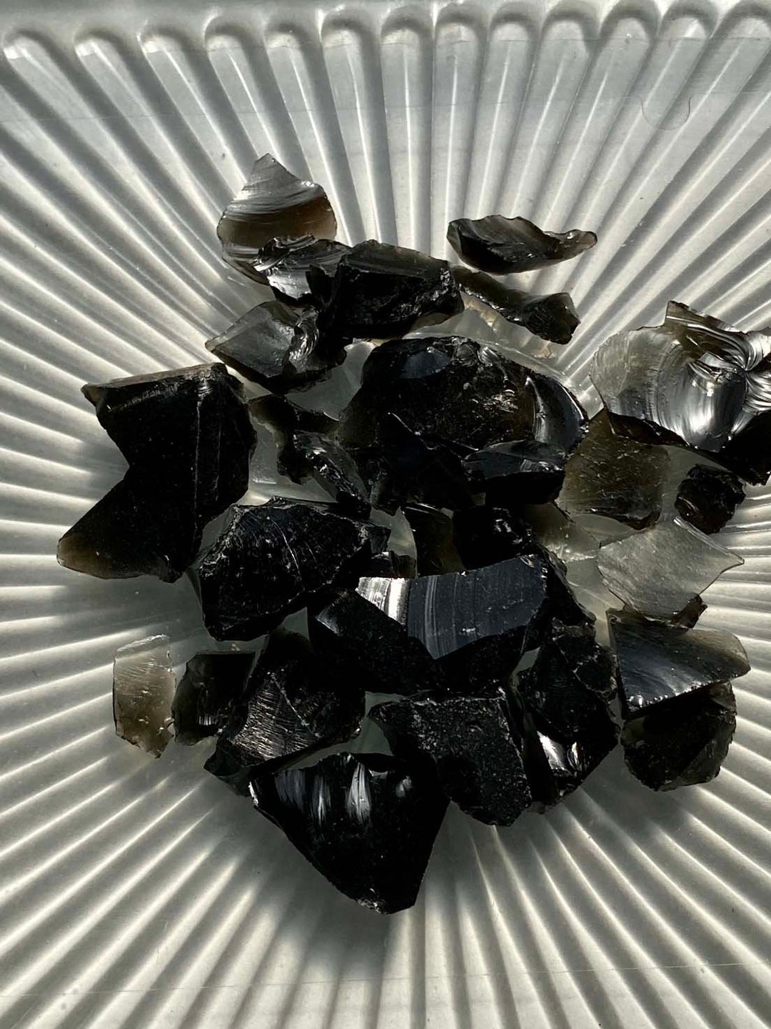 Obsidian - Pounds - Large Under 1" - No Powder 100% Crystal Root Chakra ...