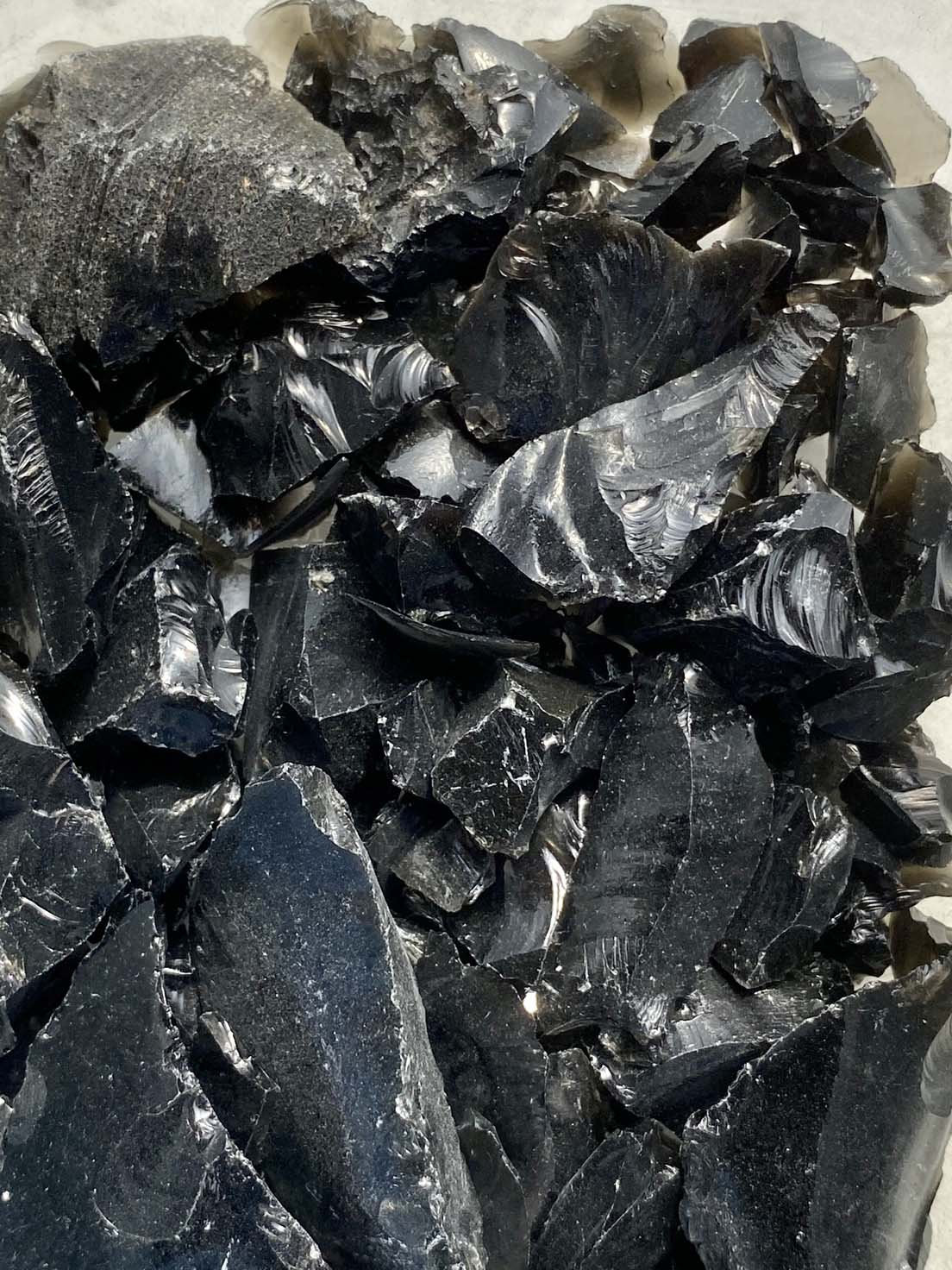 Obsidian - Pounds - Large Under 1" - No Powder 100% Crystal Root Chakra ...
