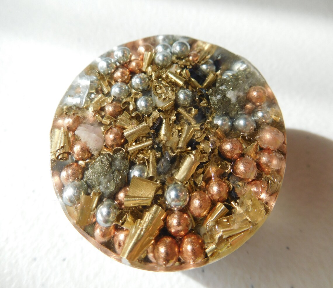 Shungite Single Crystal Small Tower Buster Positive Orgone | Etsy