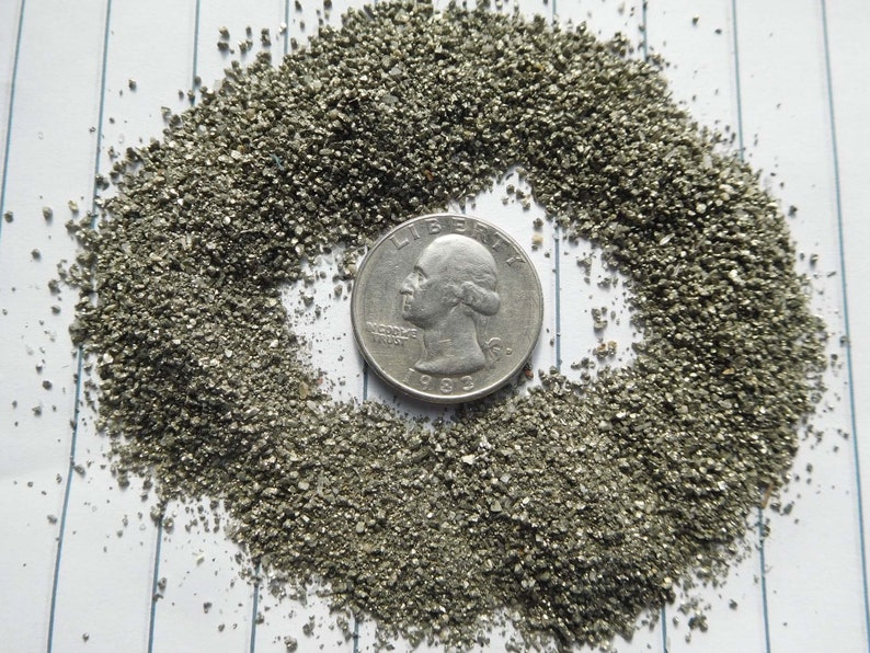 Pyrite Powder 1mm and Smaller 100% Crystal Lifelove - Etsy