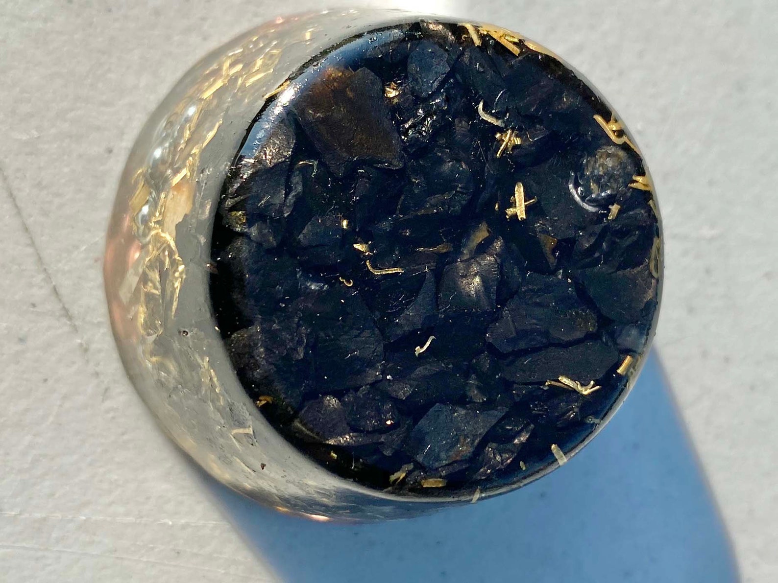 Shungite Noble Elite Single Crystal Small Tower Buster Positive Orgone ...