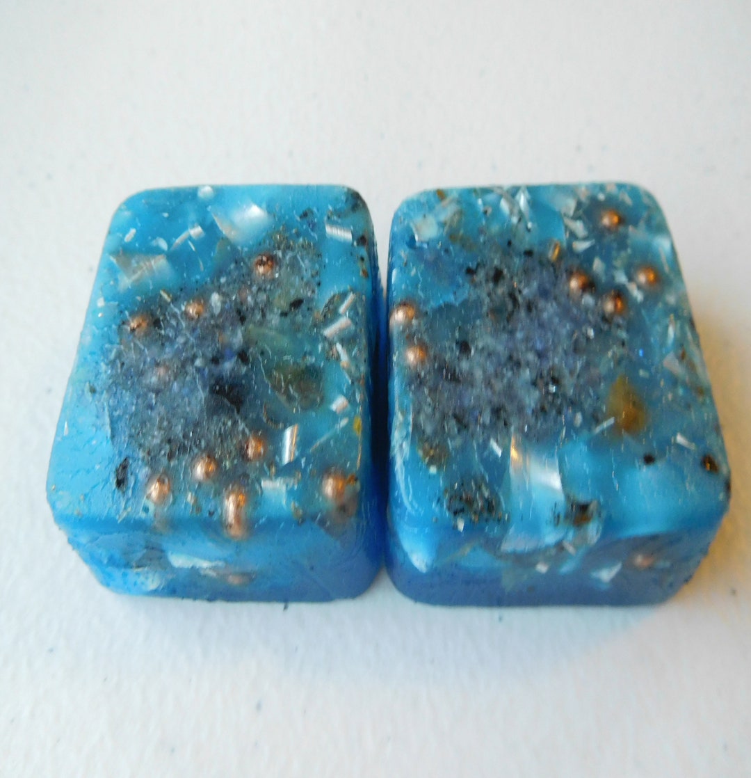 Blue Glow Mini Cube Tower Busters Positive Orgone Energy Accumulator ...