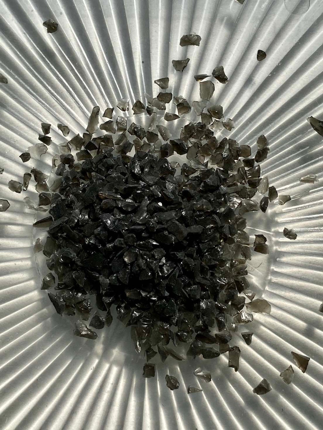 Obsidian - Pounds - Just Above 2mm - No Powder 100% Crystal Root Chakra ...