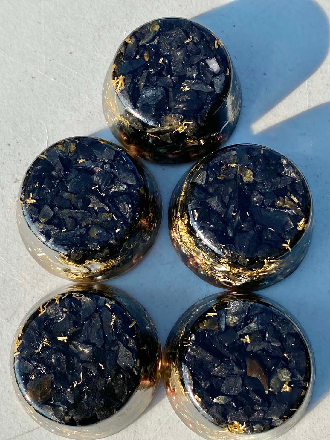 Shungite Noble Elite Single Crystal Small Tower Buster Positive Orgone ...