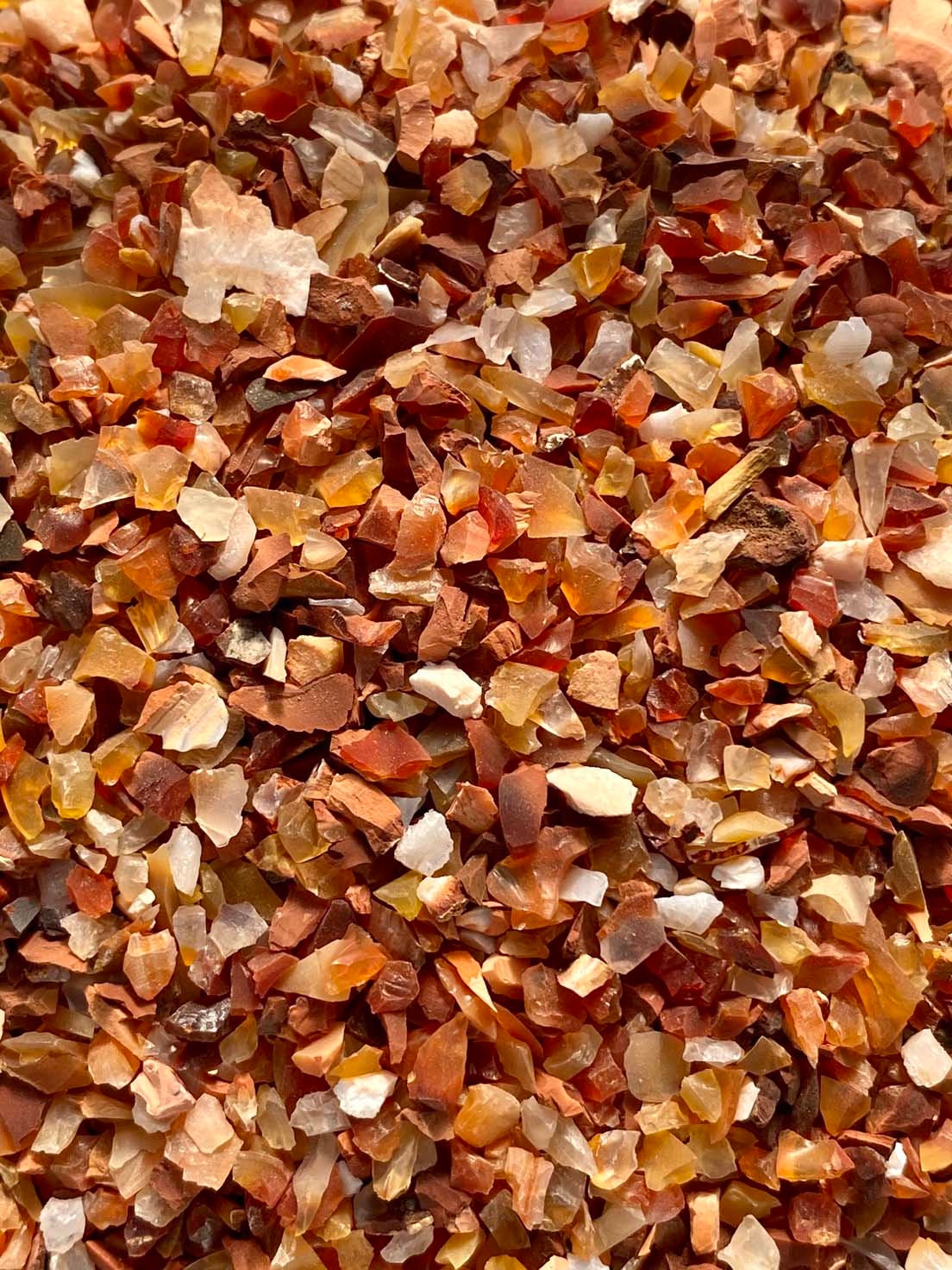 Carnelian Medium Chips no powder 100% Crystal Grounding | Etsy