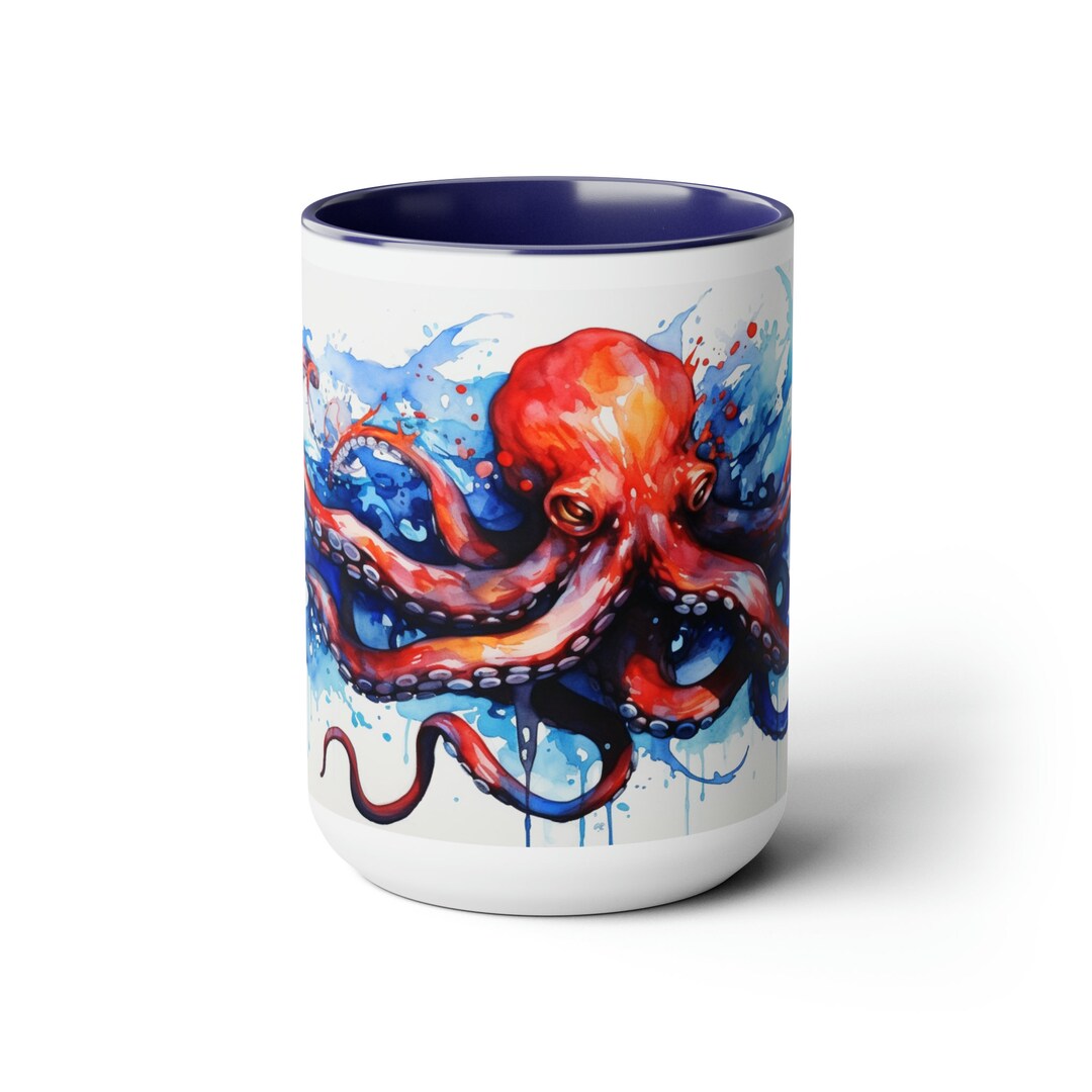 Octopus Water Color Joy Design for You Singing Loving Happy Dance ...