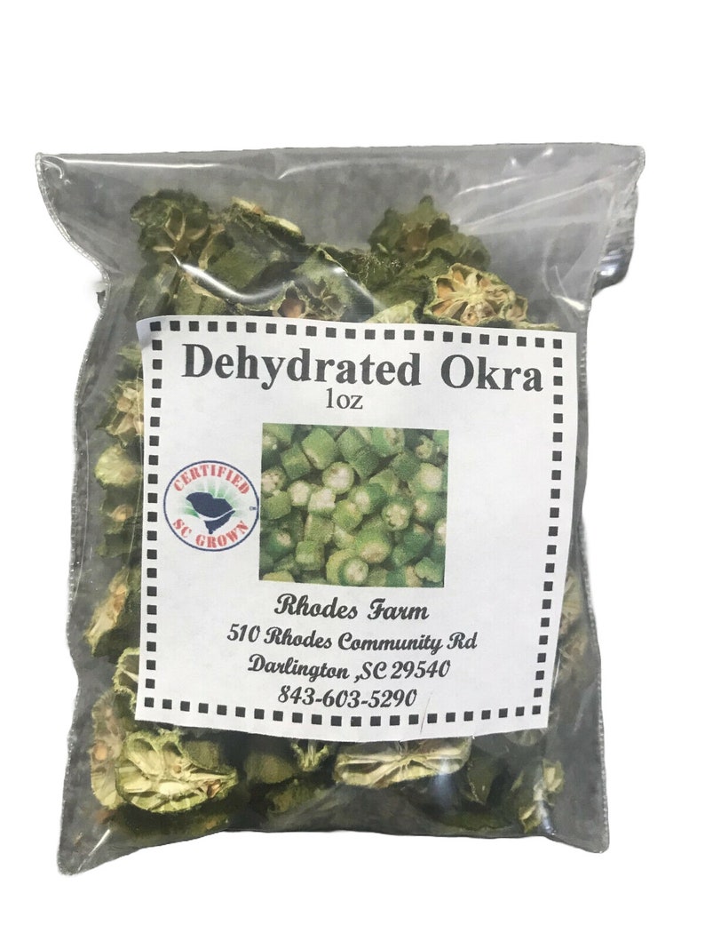 Okra Dehydrated for Gumbo's and Soups - Etsy