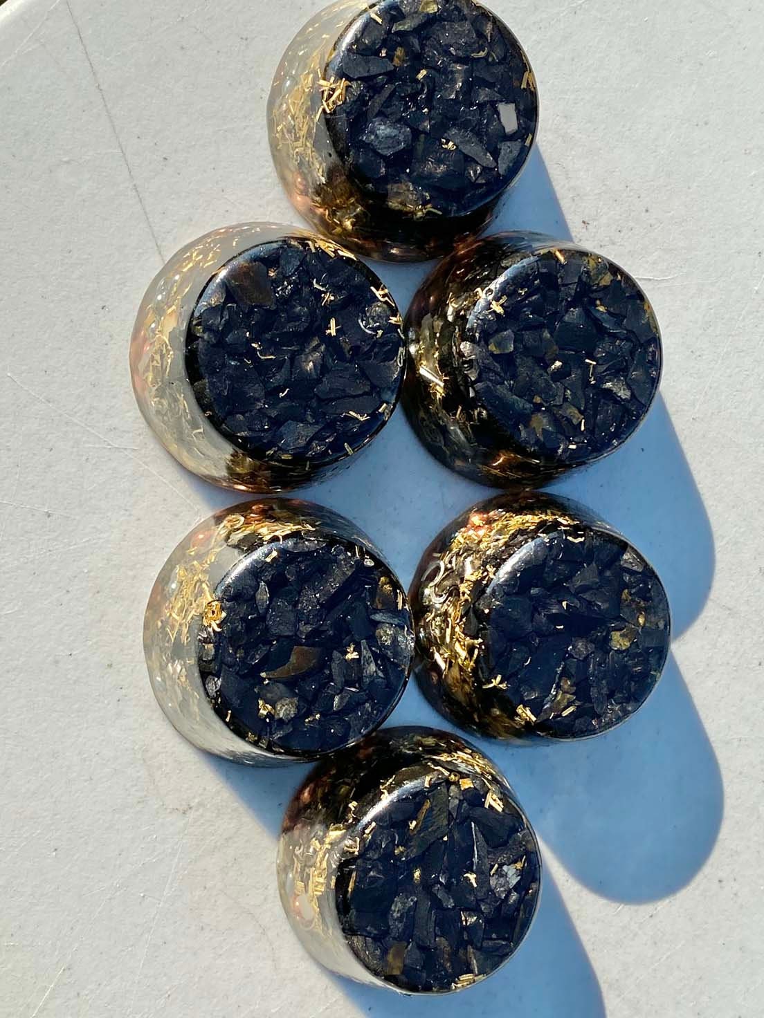 Shungite Noble Elite Single Crystal Small Tower Buster Positive Orgone ...